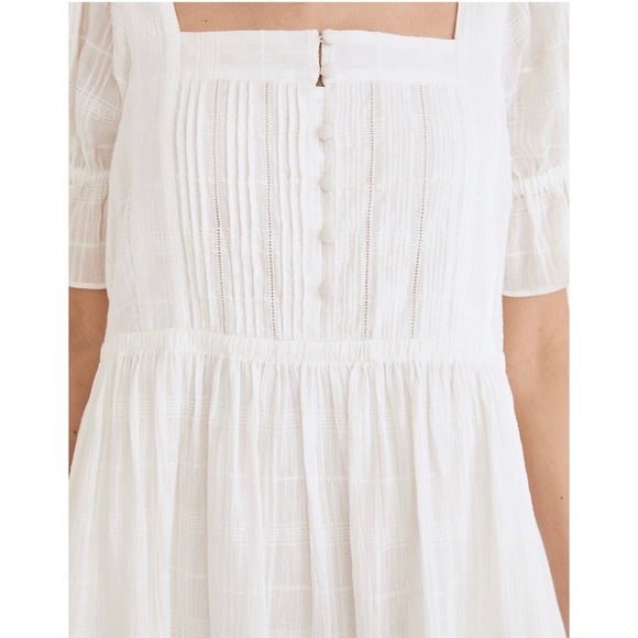 Madewell | Dresses | Nwt Madewell Puffsleeve Drawstring Mini Dress ...